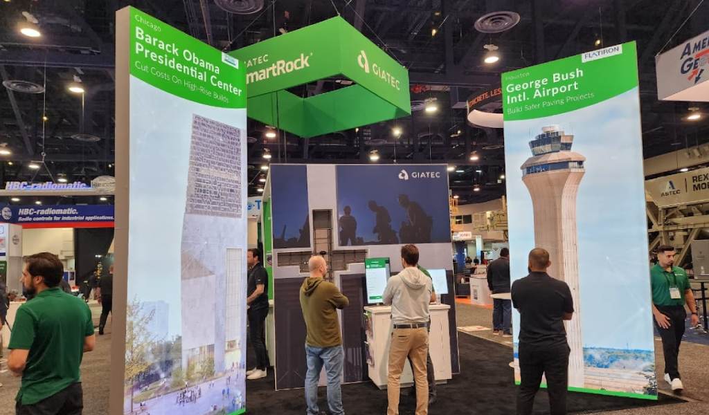 Giatec presentó al mercado SmartRock en World of Concrete 2024 ...